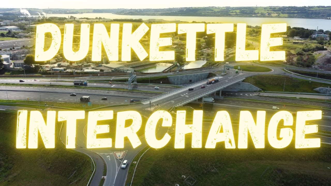 Dunkettle Interchange Aerial View - YouTube