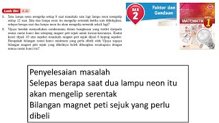 Matematik Tingkatan 1 Bab 2 Faktor dan Gandaan Latih di... | Doovi
