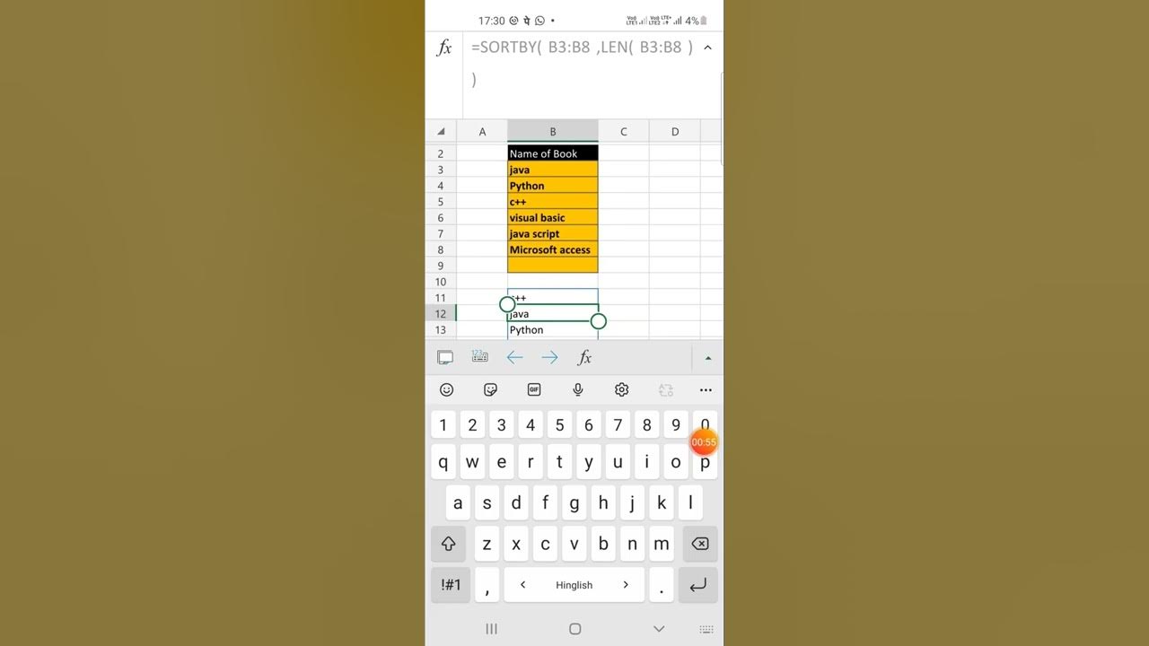 How to use Sortby formula in Microsoft Excel@Computer & EXCEL SOLUTION - YouTube