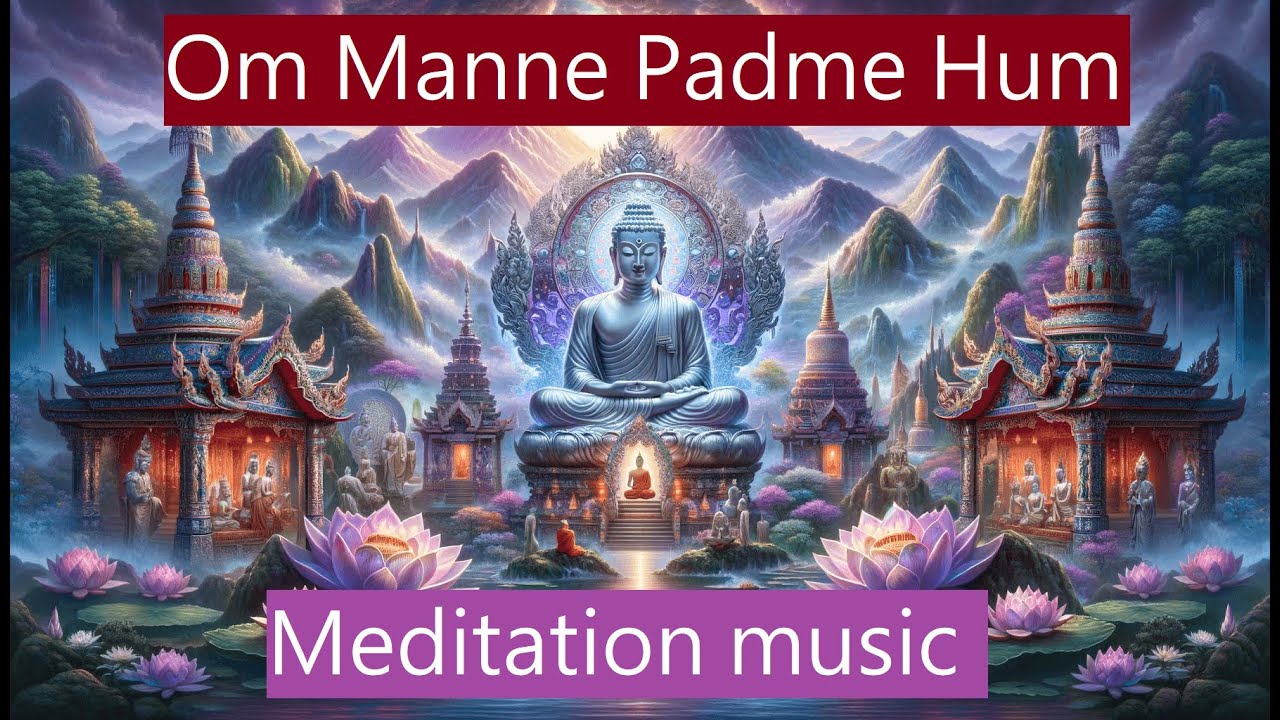 Ohm Mane Padme Hum chants | Positive energy mantra | Meditative sound ...