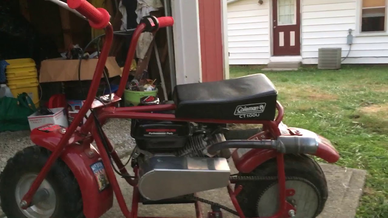 Coleman CT100U Predator 212 hemi swap - YouTube