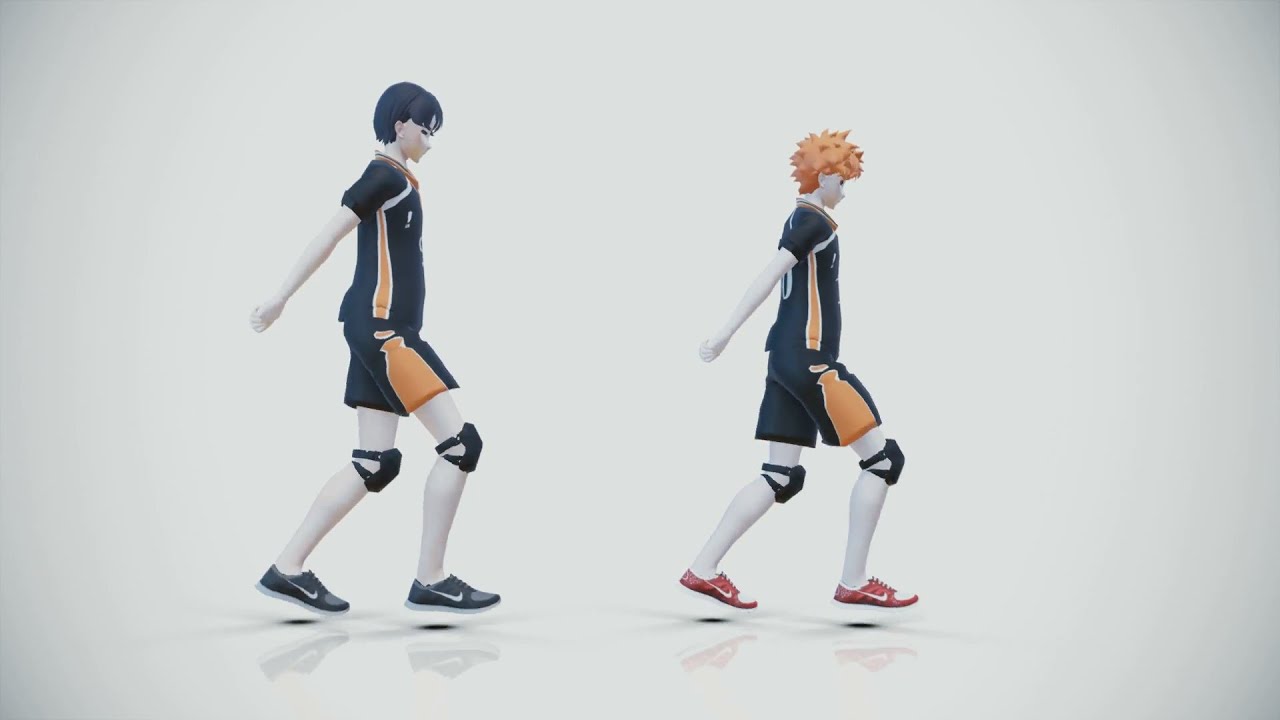 [ Haikyuu!! Dance Shuffle ] - UMBRELLA (+Motion DL) [ ハイキュー!! MMD ...