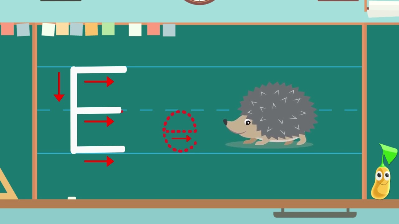 APRENDE A ESCRIBIR LAS LETRAS | LETRA Ee - YouTube