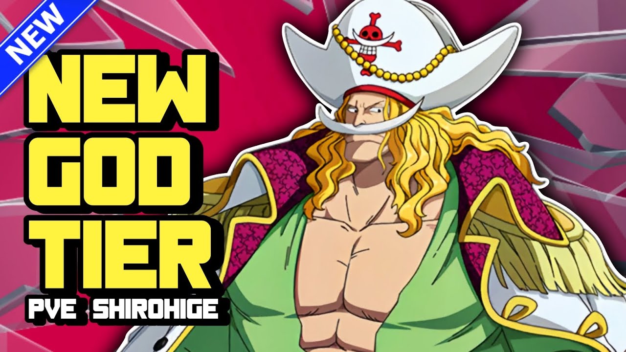 🔥 New God Tier PvE Prime Shirohige & Tutorial Gameplay • One Piece ...