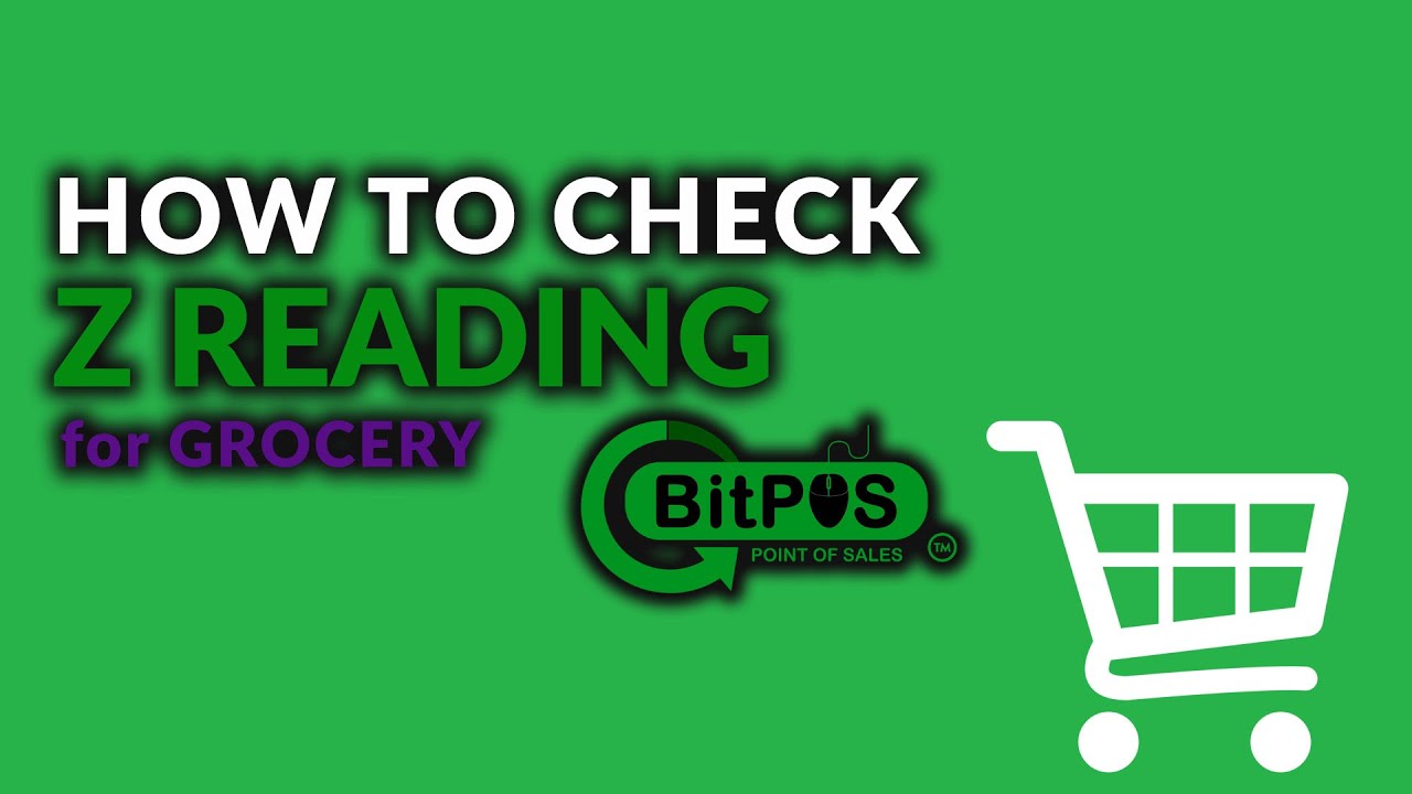 How to Check Z Reading for Grocery Store | BitPOS - YouTube