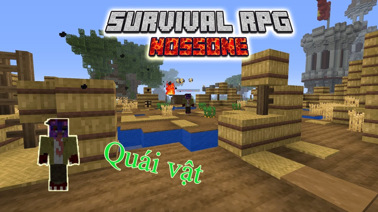 Minecraft Survival RPG: Quái vật phá ruộng người dân.#1 - YouTube