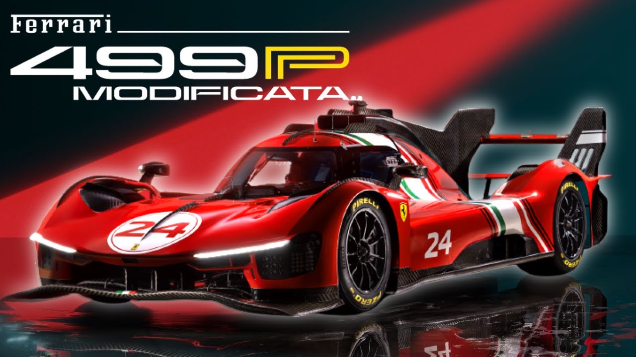 Ferrari 499P Modificata Revealed 858 Horsepower Track Day Machine - YouTube