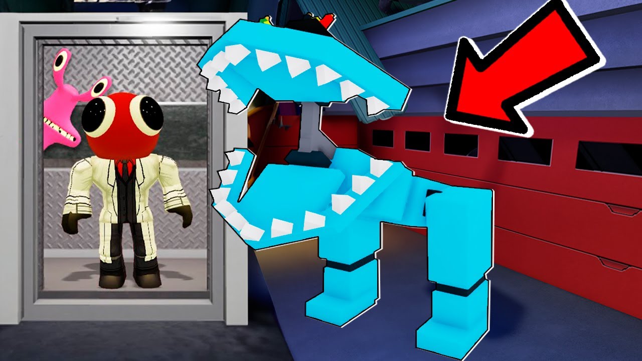 ENCONTREI O ROBO ANIMATRONIC DO MONSTRO CIANA no RAINBOW FRIENDS ...