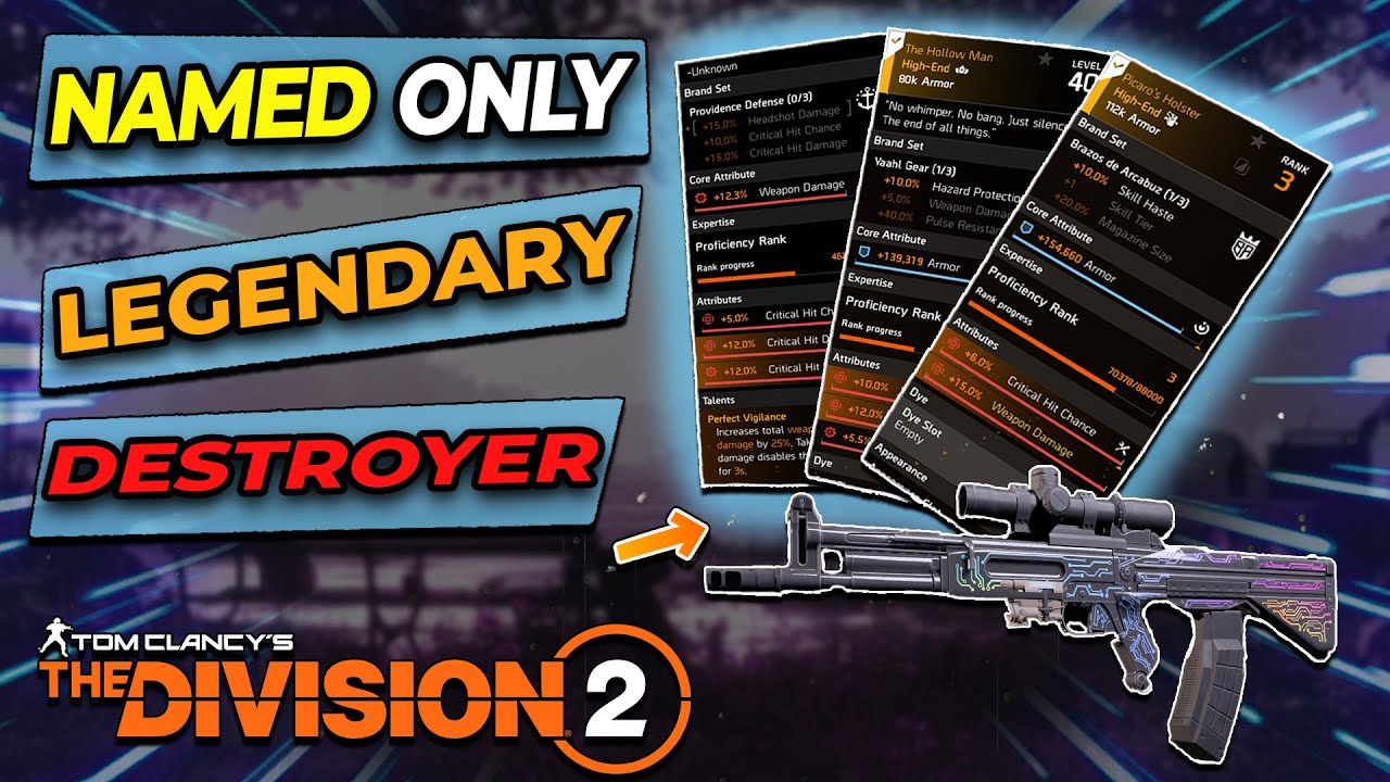 The Division 2 "THIS SOLO/ GROUP LEGENDARY BUILD IS SO STRONG" It's ...