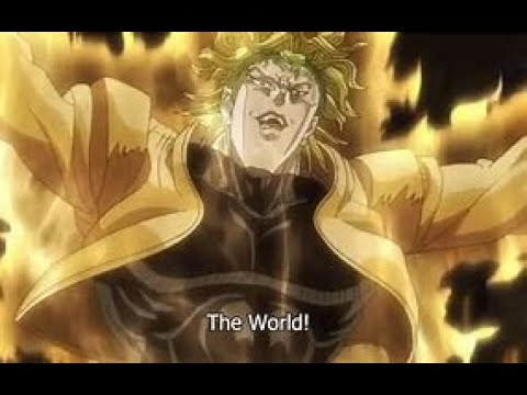 When Dio stops time in aba, - YouTube