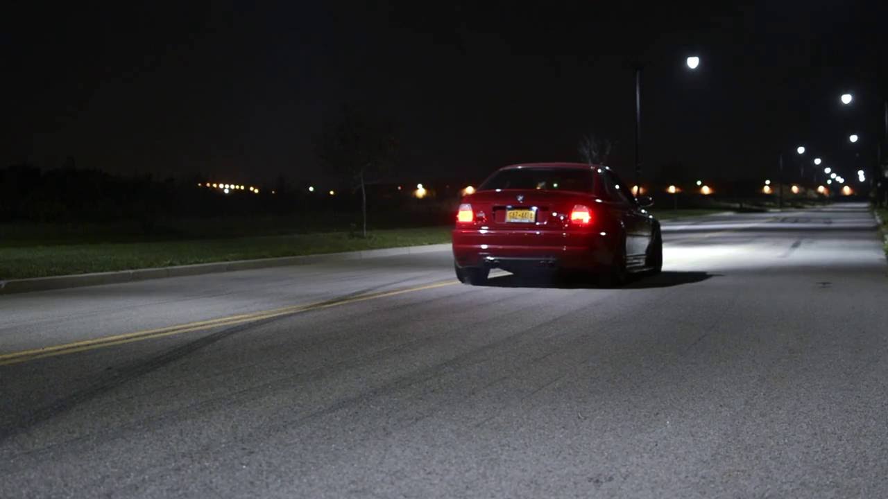 e46 m3 "burble" tune update (overrun backfire) - YouTube
