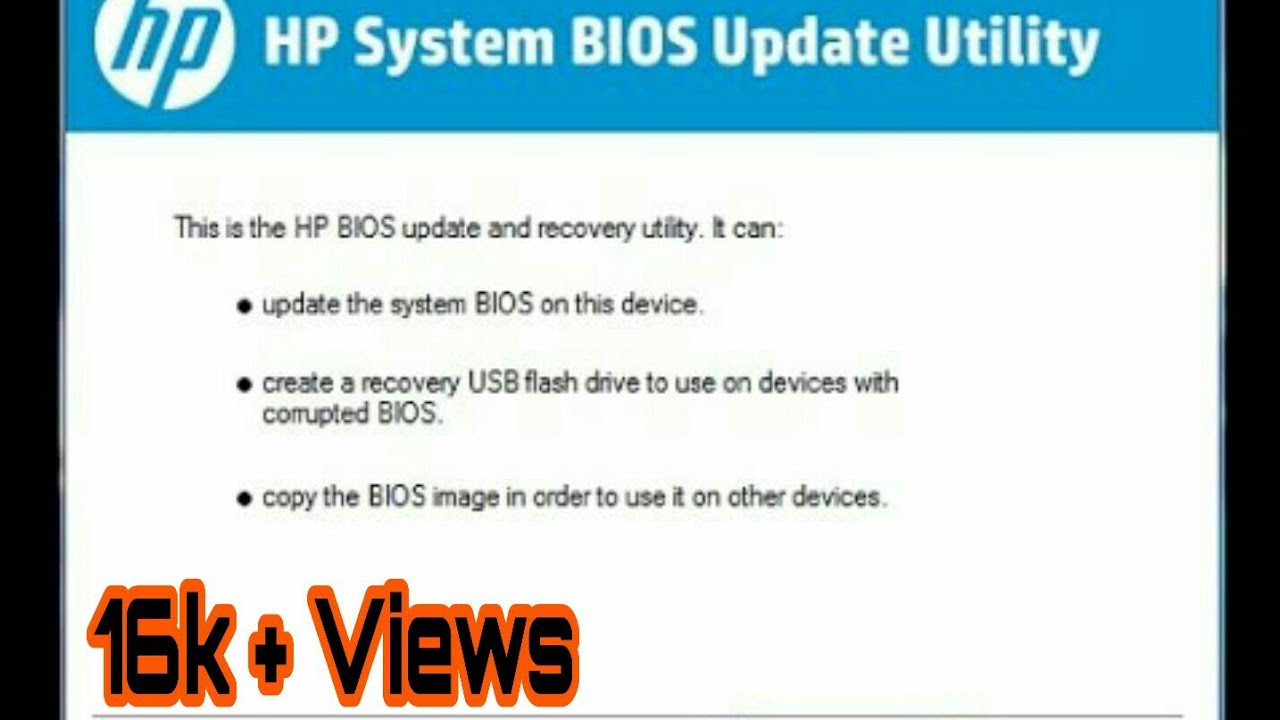How Extract Latest Hp Laptops Bios Exe And Get Bios .Bin File - YouTube