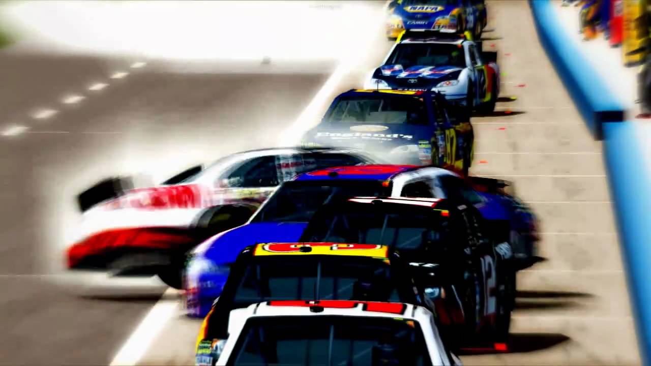 NR2003 - Greg Biffle Pit Road Crash - YouTube