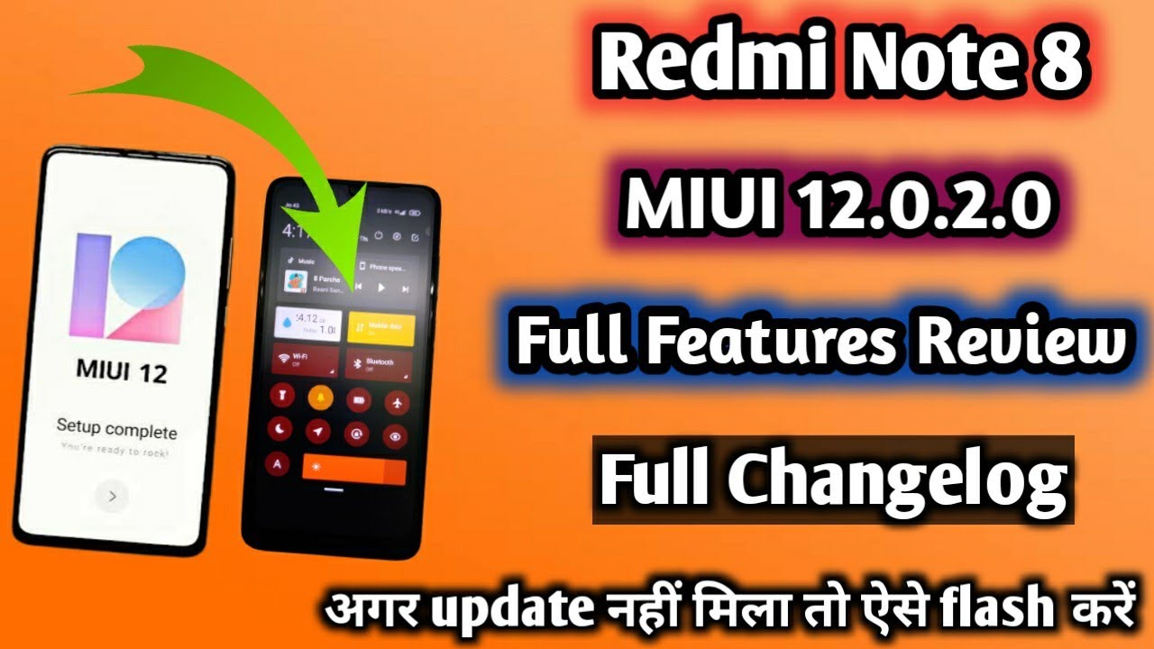 Redmi Note 8 MIUI 12.0.2.0 india update !! Full Features Review !! Full ...