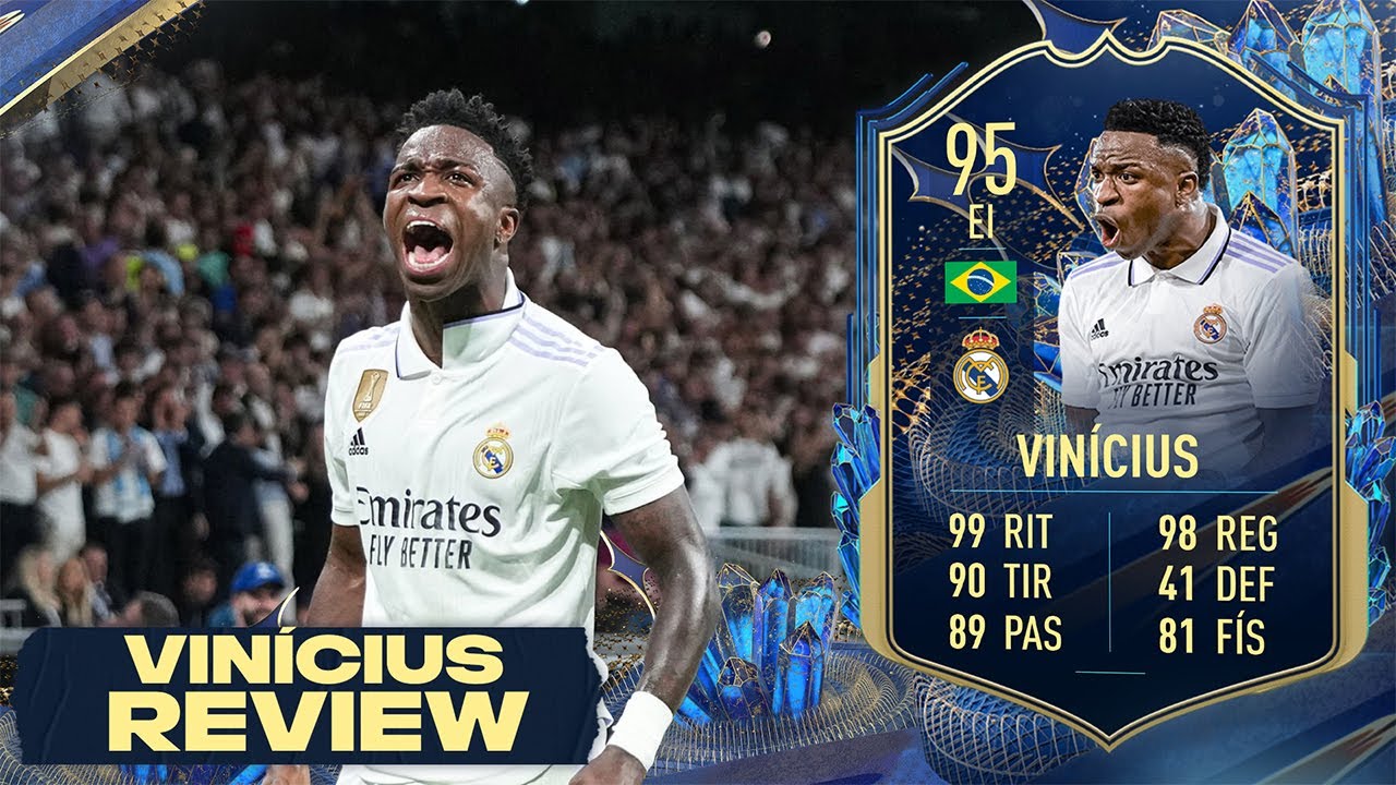 ¡NO TIENE SENTIDO ALGUNO! 🥵 95 VINICIUS FIFA 23 TOTS REVIEW - YouTube