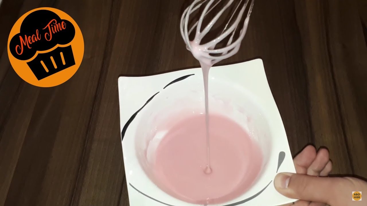 1 super leichte Kuchenglasur Zuckerglasur richtig zubereiten I Meal ...