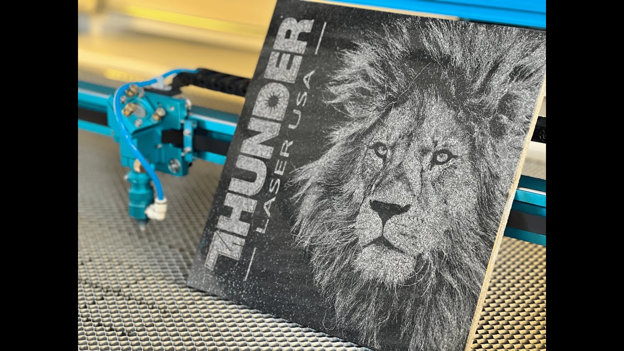 Laser Engraving Granite - YouTube
