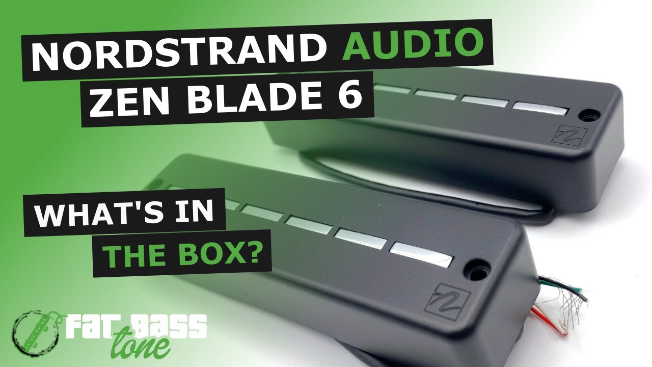 Nordstrand Zen Blade 6 Bass Pickup Set: What’s In The Box (A Close-Up Look) - YouTube