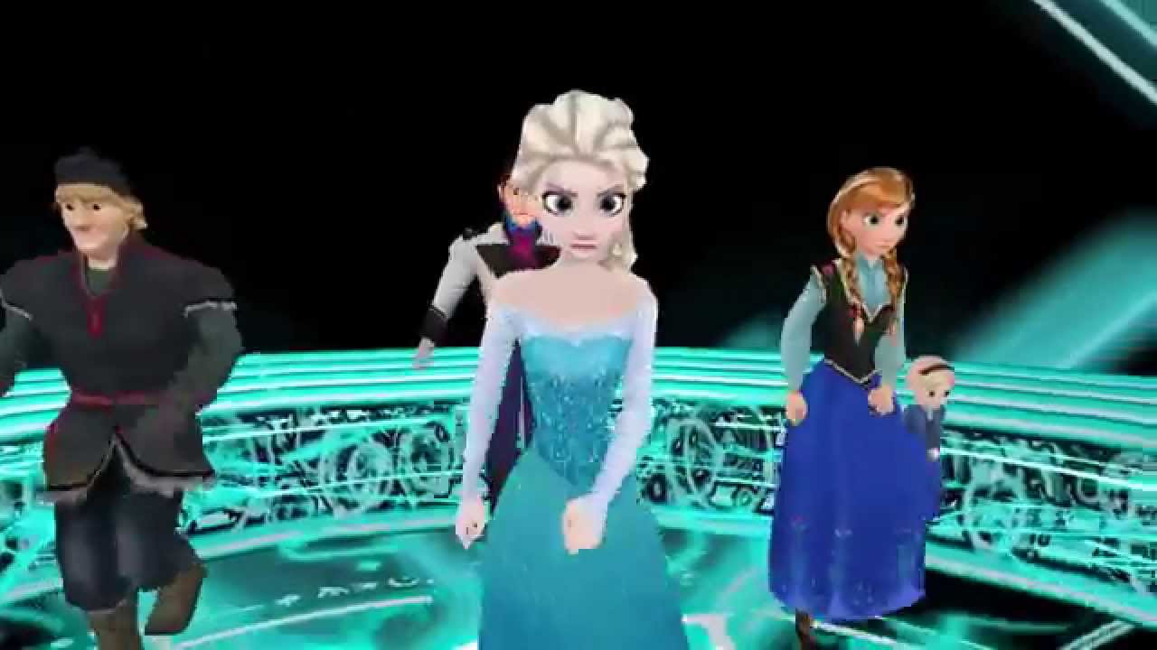 [MMD] FROZEN - Everyday I'm Shuffling - YouTube