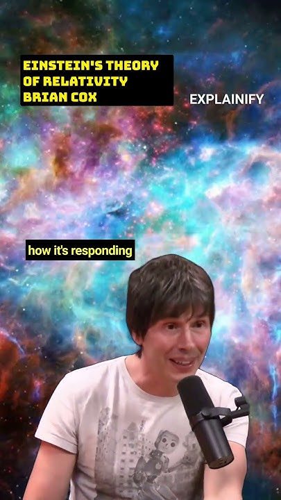 Brian Cox discusses how Einstein's theory of relativity accounts for ...