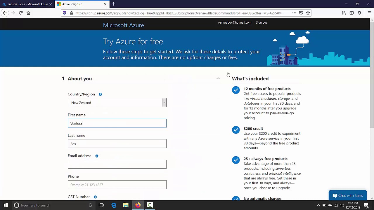 Create a tenant account in Microsoft Azure. - YouTube