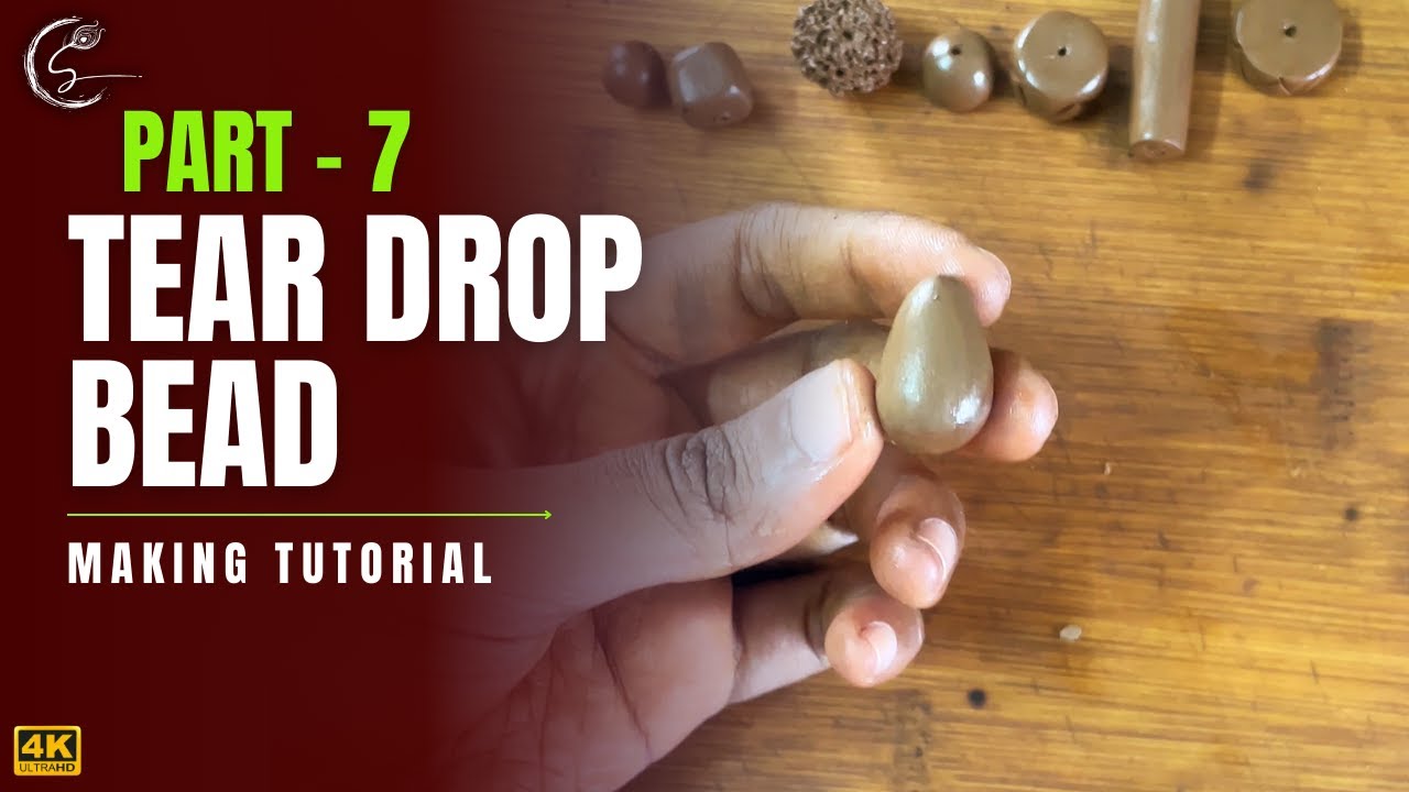 TEAR DROP BEAD MASTERY in 5 Minutes @shaarusartwork - YouTube