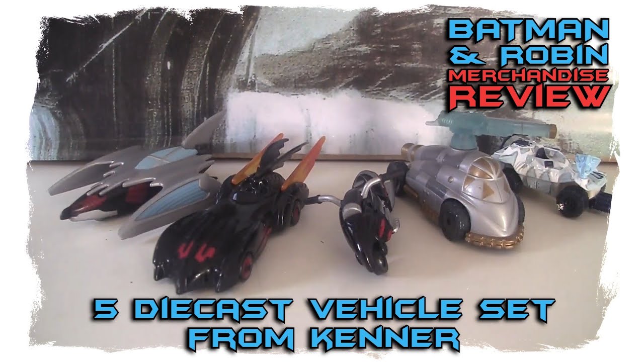 Batman & Robin Merchandise Review - 5 Diecast Vehicle Set from Kenner ...