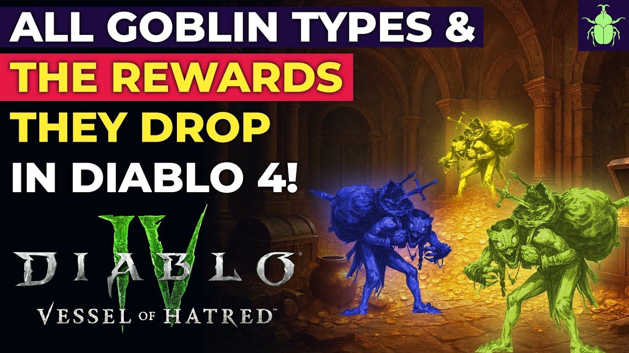 All Goblin Types & The Rewards They Drop in Diablo 4 - YouTube