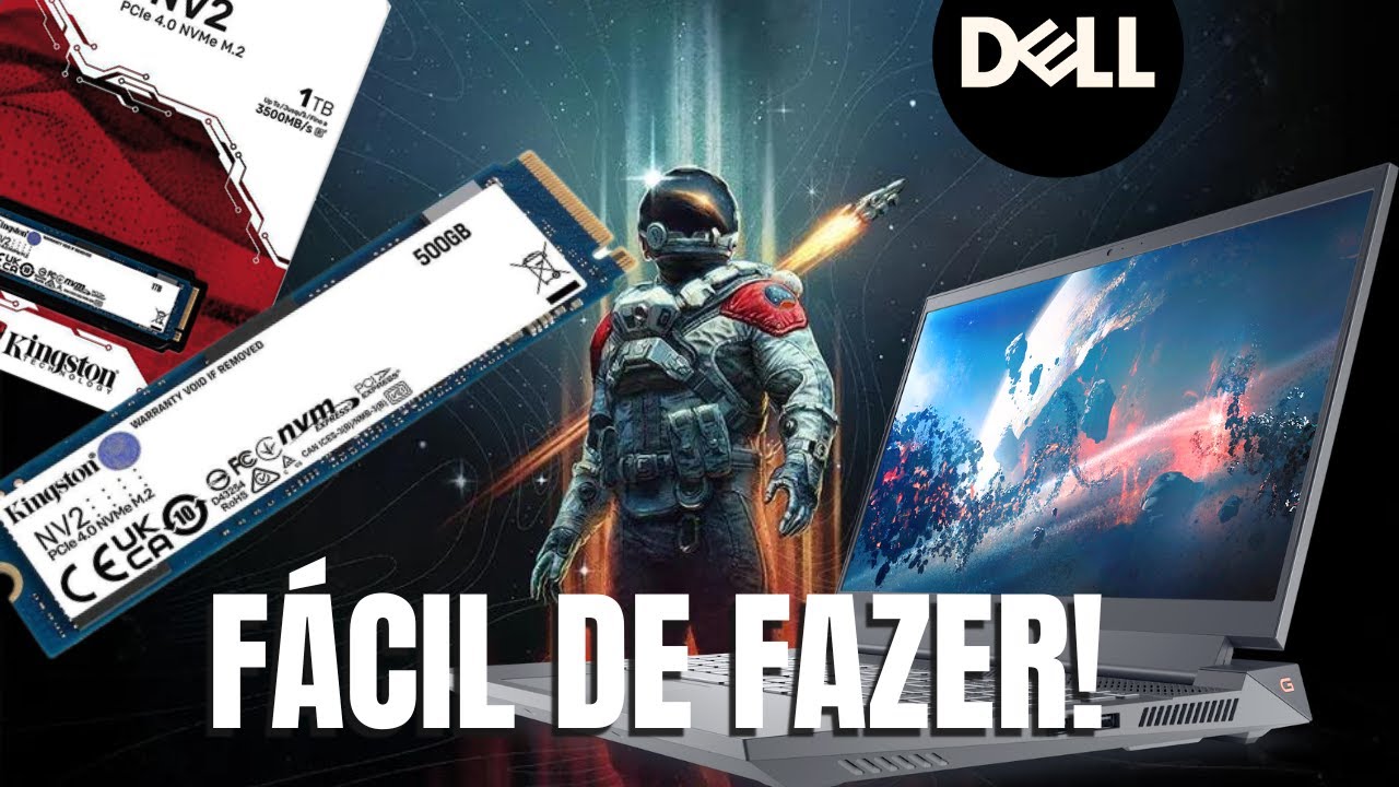 Como instalar um SSD no notebook Dell G15 5530 de 2023 - Upgrade de ...