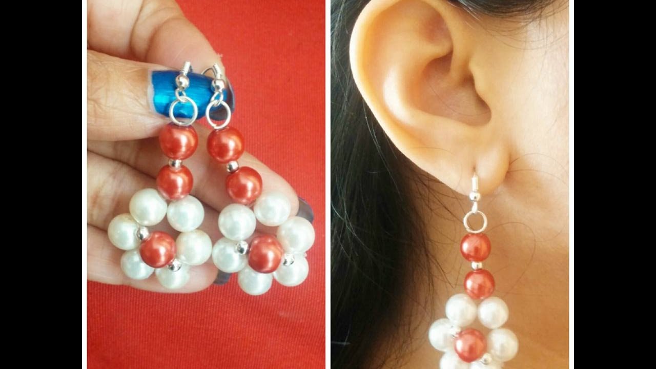 Beaded Earring Tutorial - YouTube