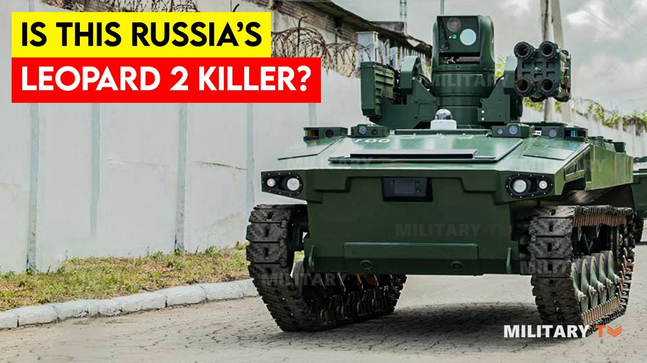 Can Marker Combat Robots Against Leopard 2 Tank ? - YouTube