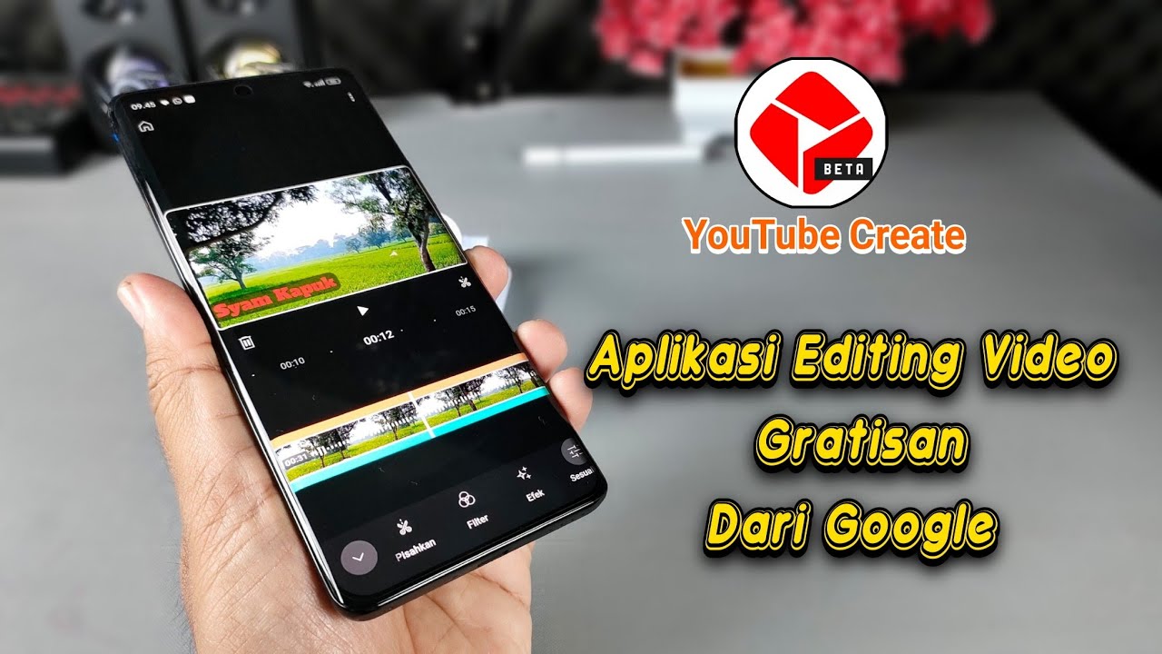 Review Aplikasi Editing Video Youtube Create Dari Google - YouTube
