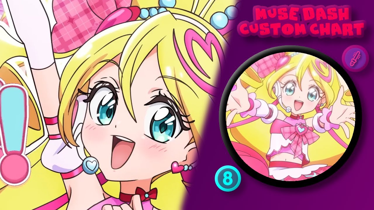 [Muse Dash Custom Chart] Cure Idol (CV: Misato Matsuoka) - Unison of Smiles♪ (Custom 8★) - YouTube