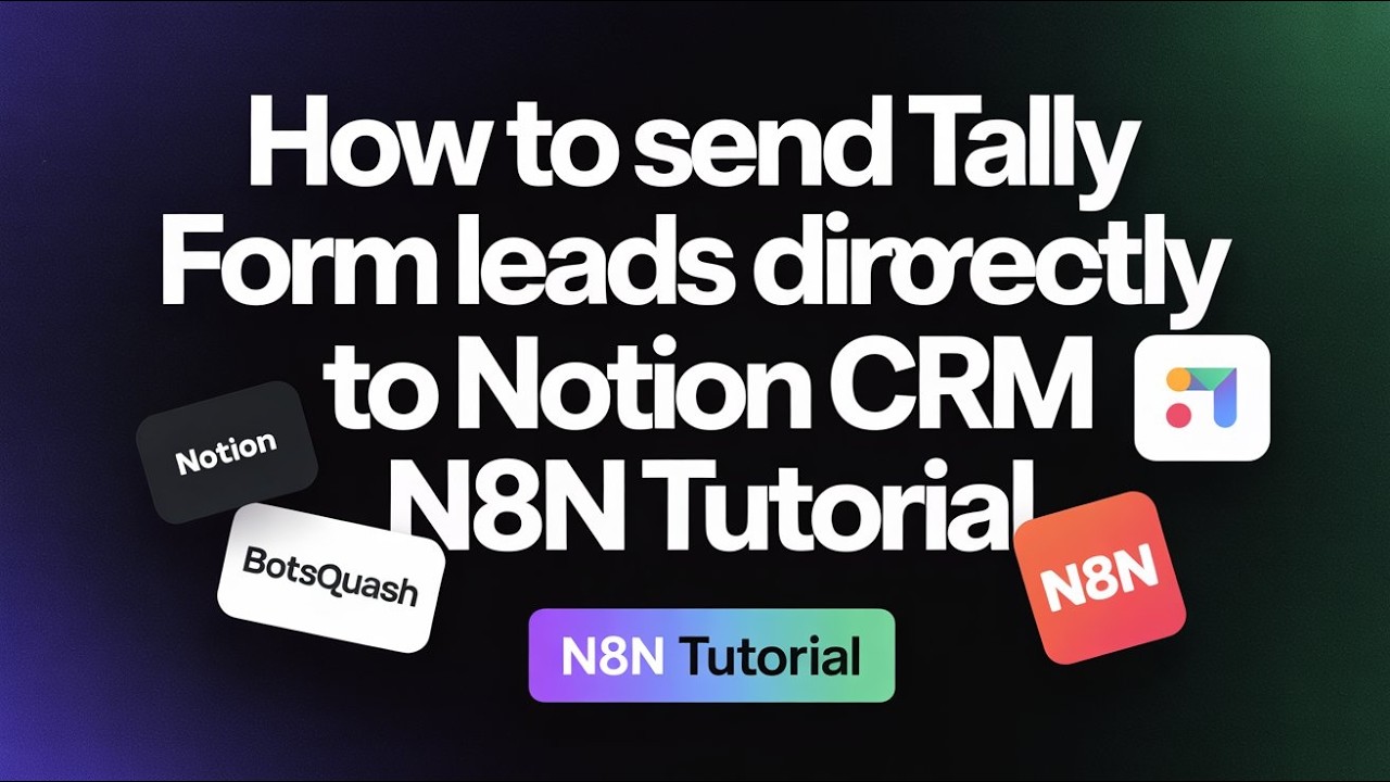 The Best Free CRM: Notion + Tally Forms - YouTube