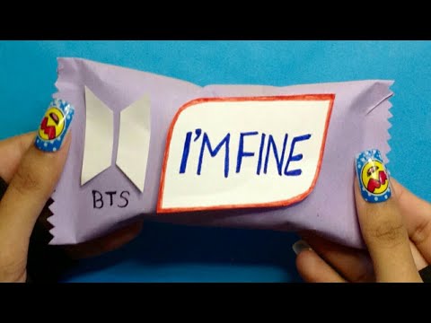 DIY - BTS Paper Snicker Gift Idea @CrafterLishy - YouTube