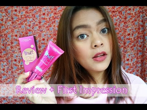 "L'OREAL Mat Magique 12H Foundation" Review + First Impression (Bahasa ...