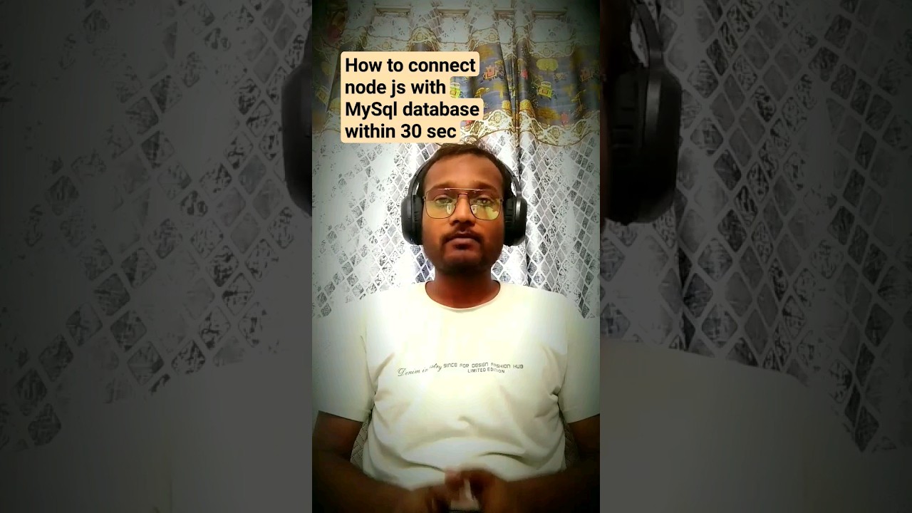 How To Connect Nodejs With Mysql Database Mysql Nodejs Mysql 8659