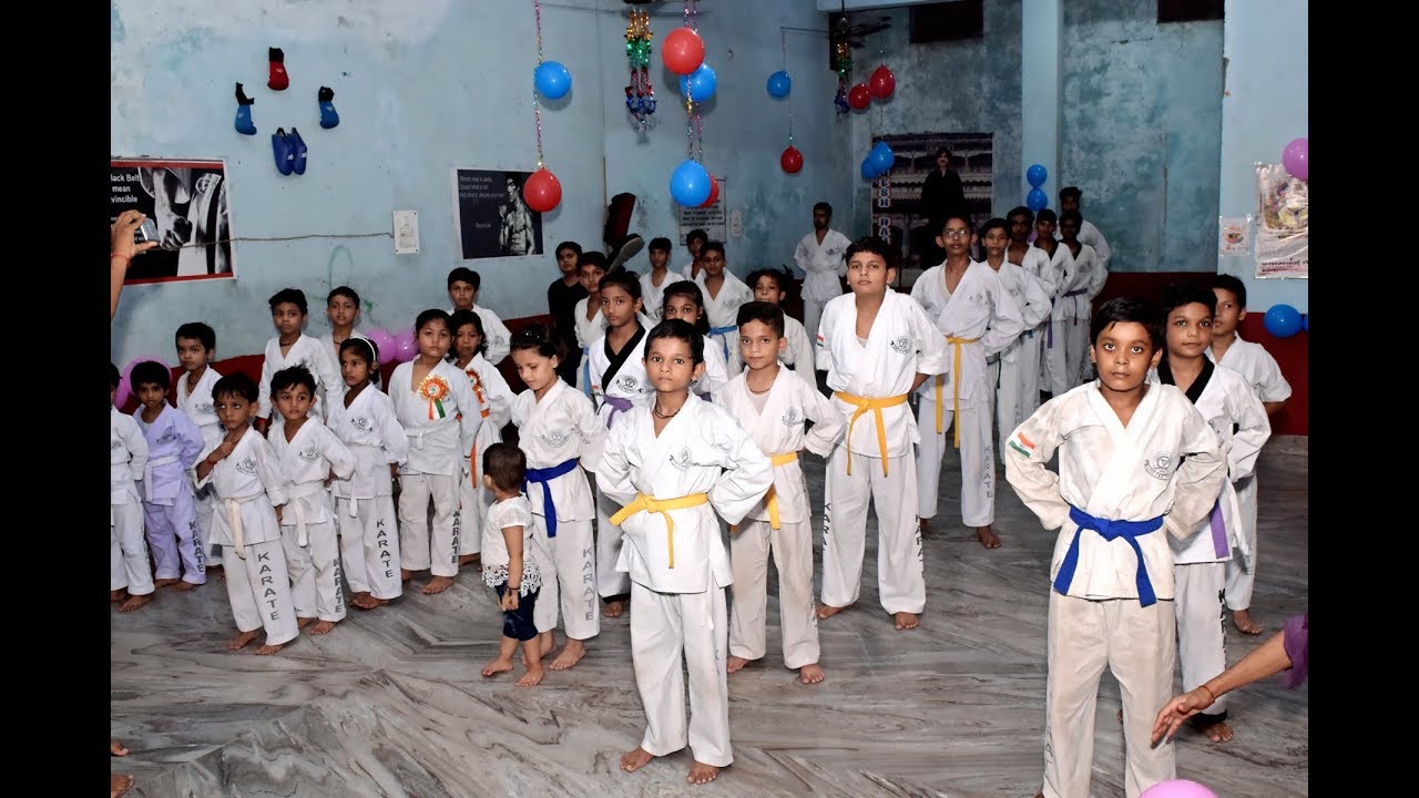Karate Class In Hindi and Independence Day Celebration - YouTube