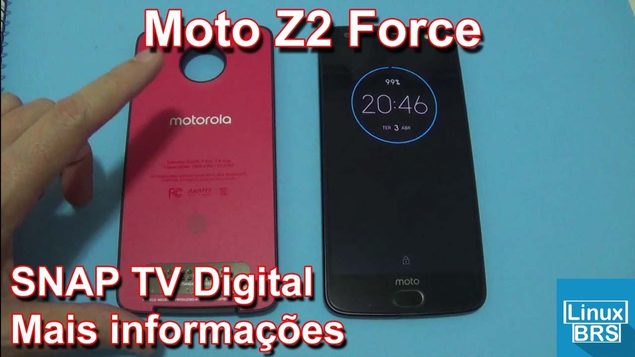 Moto Snap TV Digital e Moto Z2 Force - Mais Informações - YouTube