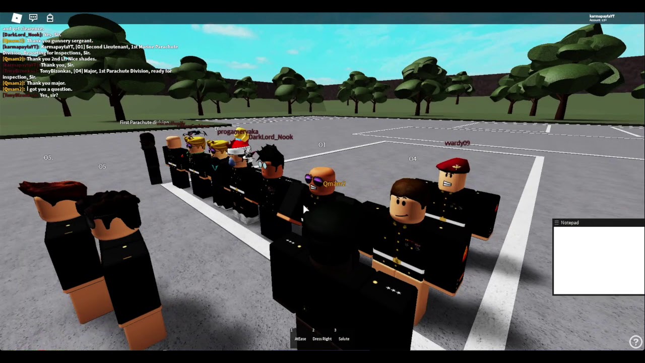 1PD Inspecitons US Marine Corps Roblox. - YouTube