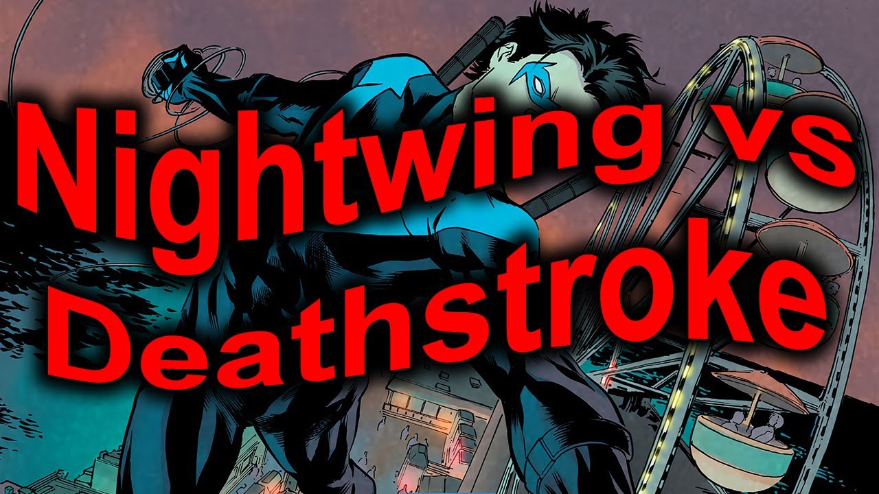 Nightwing Vs DeathStroke - YouTube