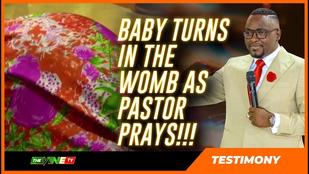 BABY TURNS IN THE WOMB AS PASTOR PRAYS!!! - YouTube