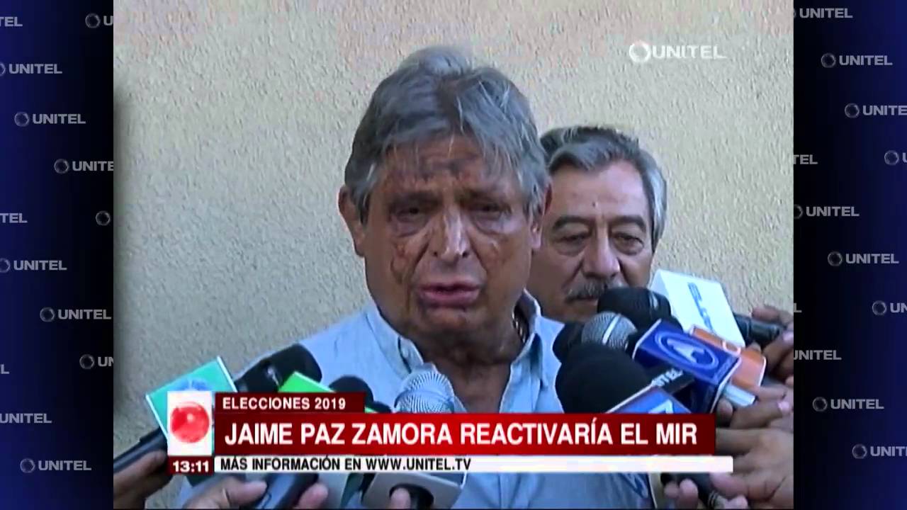 Jaime Paz Zamora anuncia intenciones de reactivar al MIR - YouTube