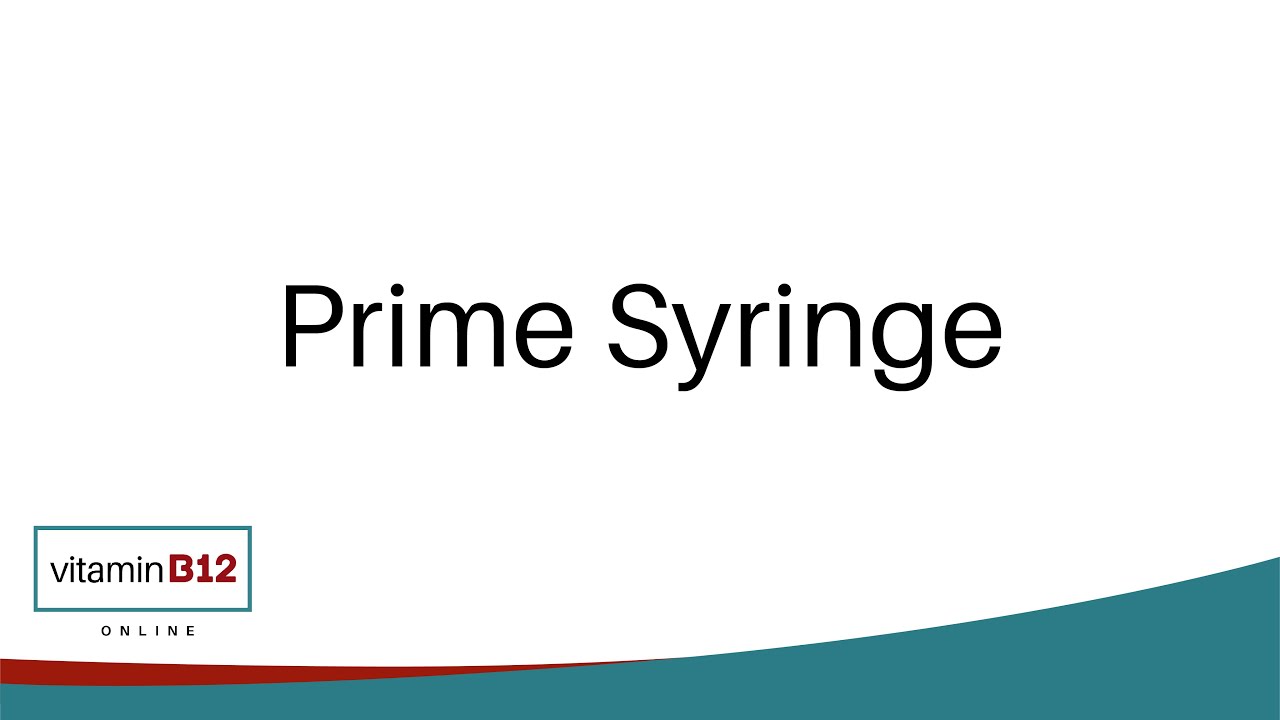 Priming a Syringe - YouTube