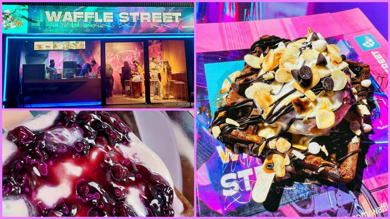 Waffle Street | Best Waffle in Mirpur #waffle - YouTube
