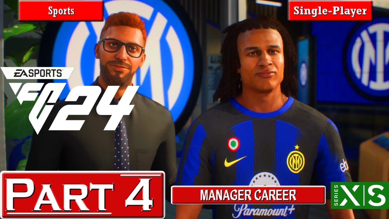 FC 24 - Gameplay Manager Career Walkthrough No Commentary Part 4 - YouTube