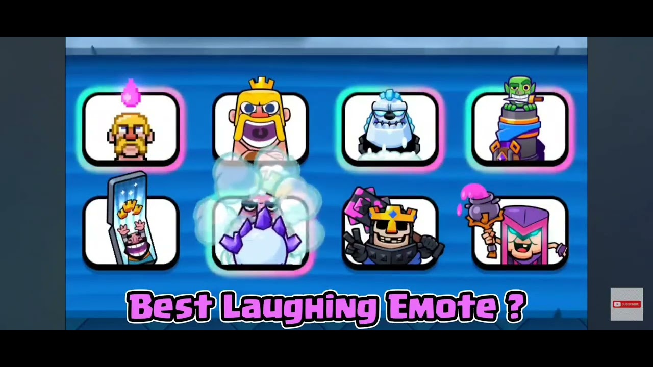 All Laughing emotes in Clash Royale - YouTube