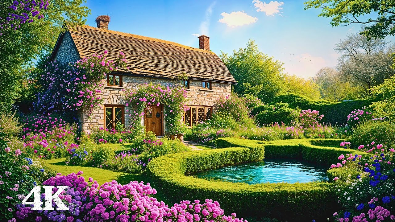 Enter Deep Sleep Fast with Relaxing Birds and Wind Sounds | Cottagecore ...