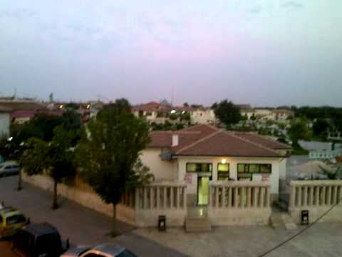 Konya'da iftar vakti aksam ezani.mp4