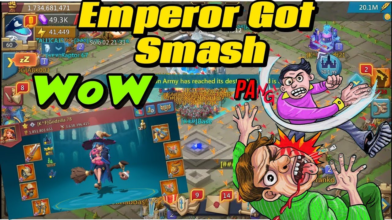 💀 The Emperor FALLS! Brutal Wonder War Moments! || Lords Mobile - YouTube